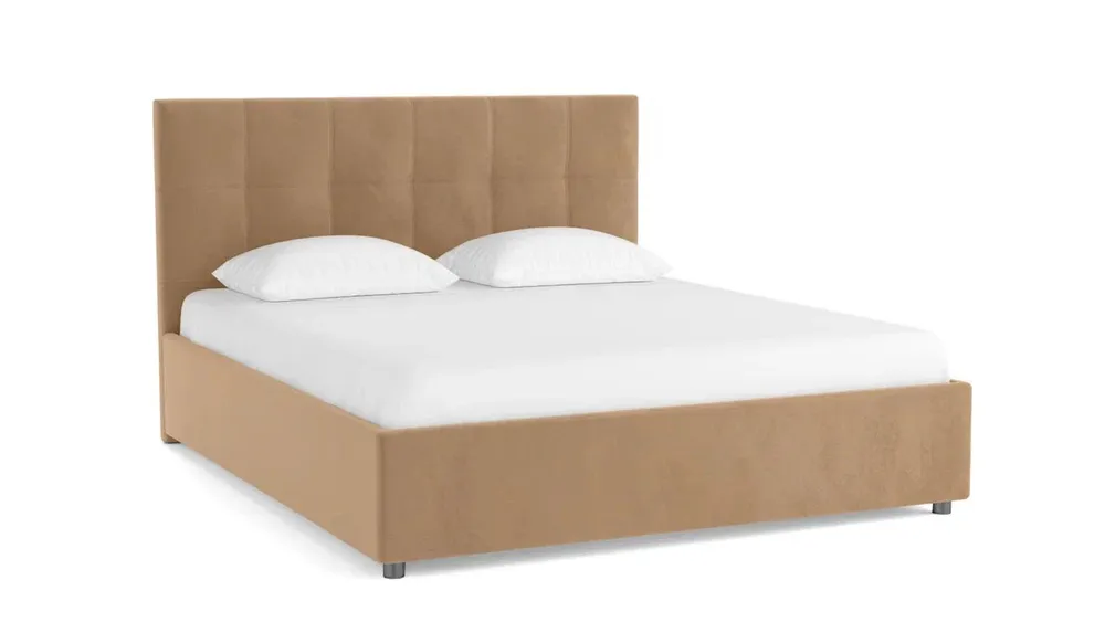 Кровать "МИР матрасов" "Greta", размер 200x180, ткань Casanova, цвет Beige