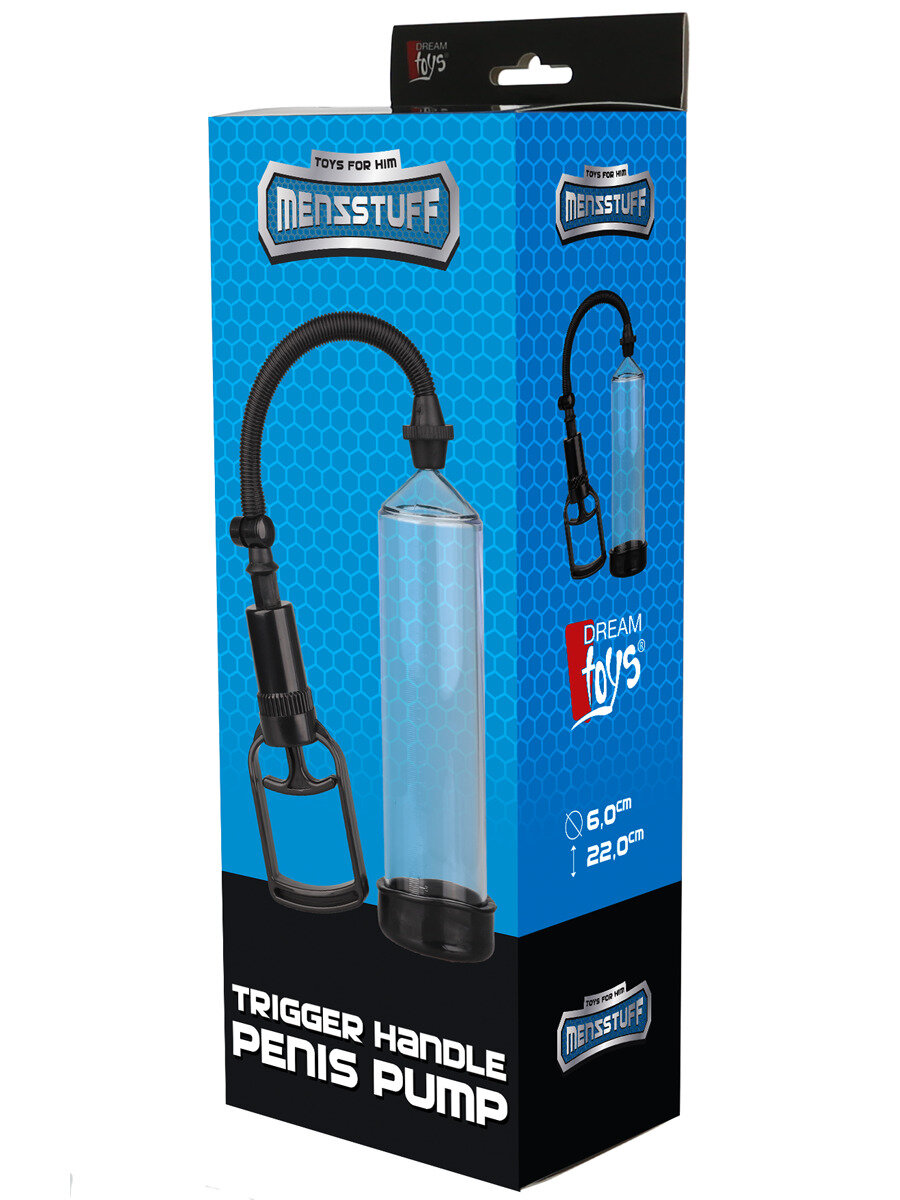 Вакуумная помпа для мужчин "MENZSTUFF TRIGGER HANDLE PENIS PUMP" 22cm
