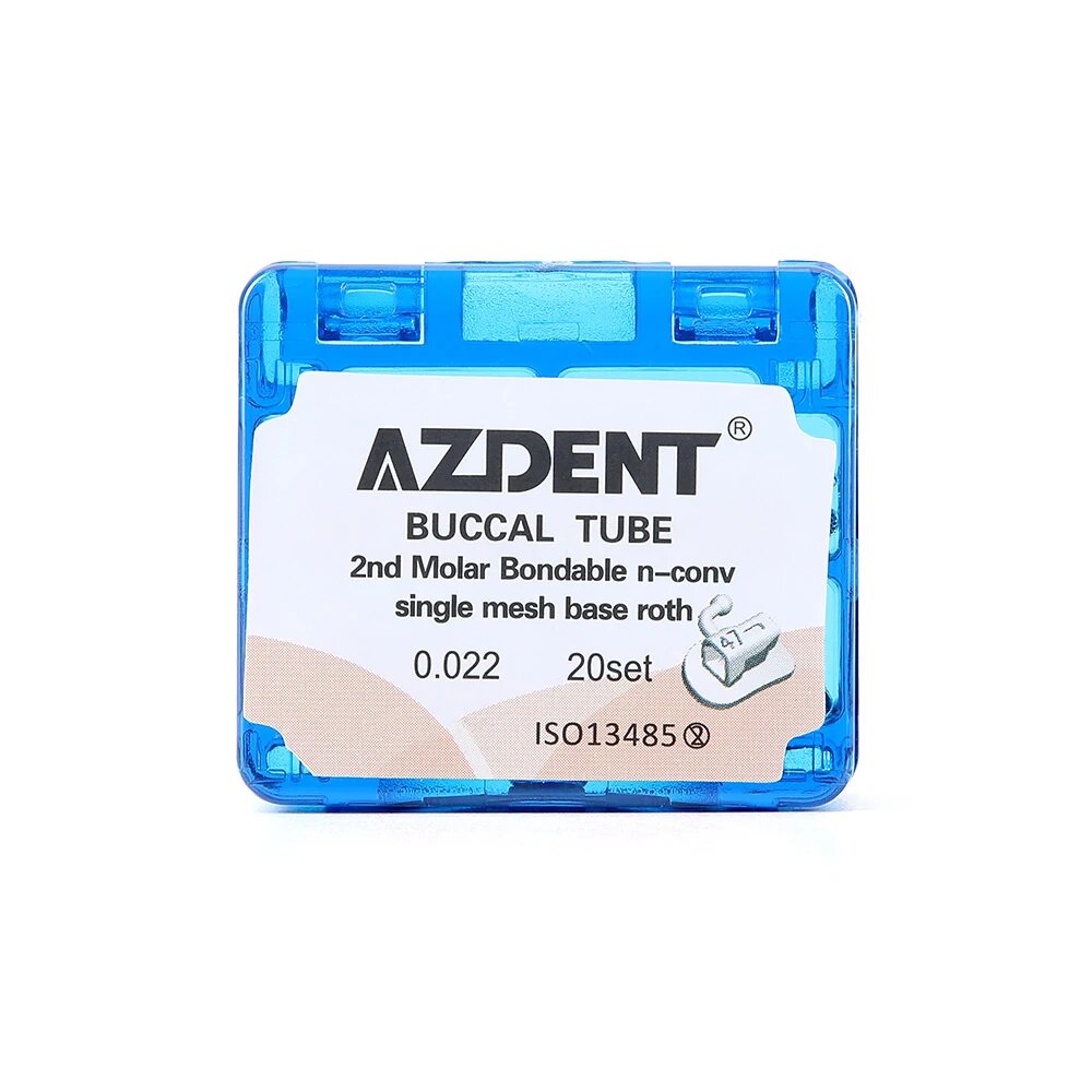 Буккальные трубки AZDENT Roth 0.022 2nd Molar