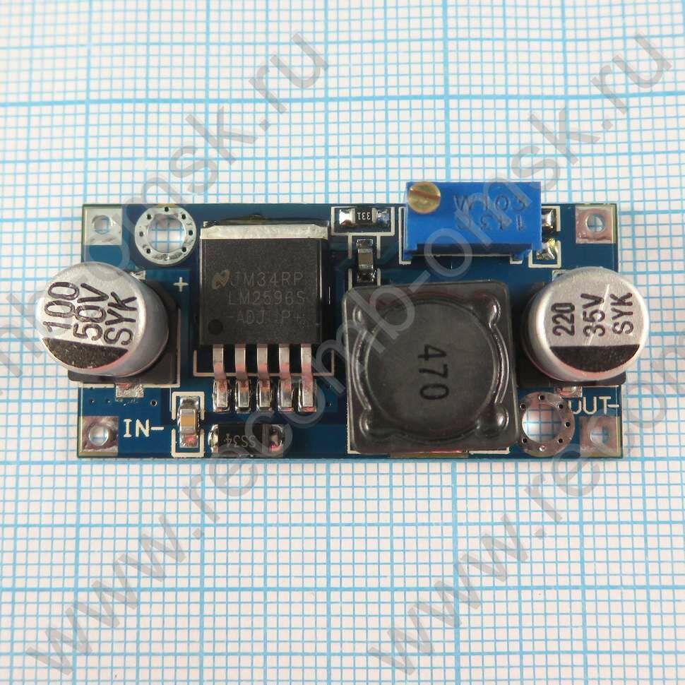 LM2596S DC-DC in 3.2-32v out 5-35v max4A - Понижающий преобразователь