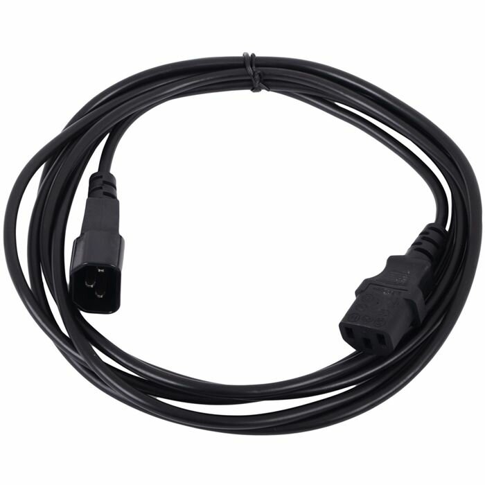 Кабель питания IEC-320-C13-IEC-320-C14, 6A, 3м, черный Cablexpert (PC-189-10)