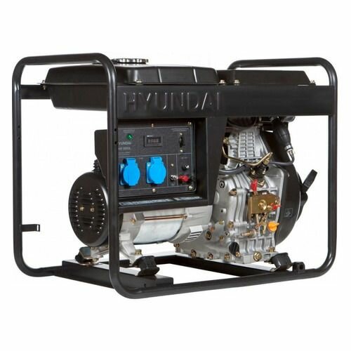 Дизельный генератор Hyundai DHY 6500L, 220/12 В, 5.5кВт