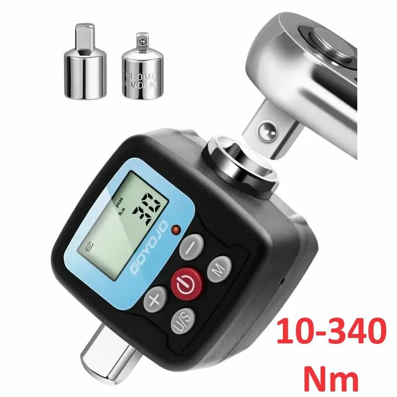 Динамометрический ключ электронный с расширенным диапазоном 10-340