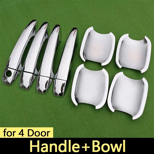Для Citroen C4 MK2 2011-2017 хромированная накладка на ручку C4L 2012 2013 2014 2015 2016, автомобильные аксессуары, наклейки, Стайлинг автомобиля Handle and Bowl