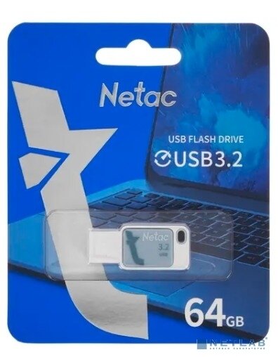 Флеш Диск Netac UA31 64Gb , USB3.2 — фото 1