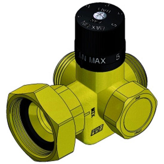 Термосмеситель Far 1" с накидной гайкой 1 1/2"