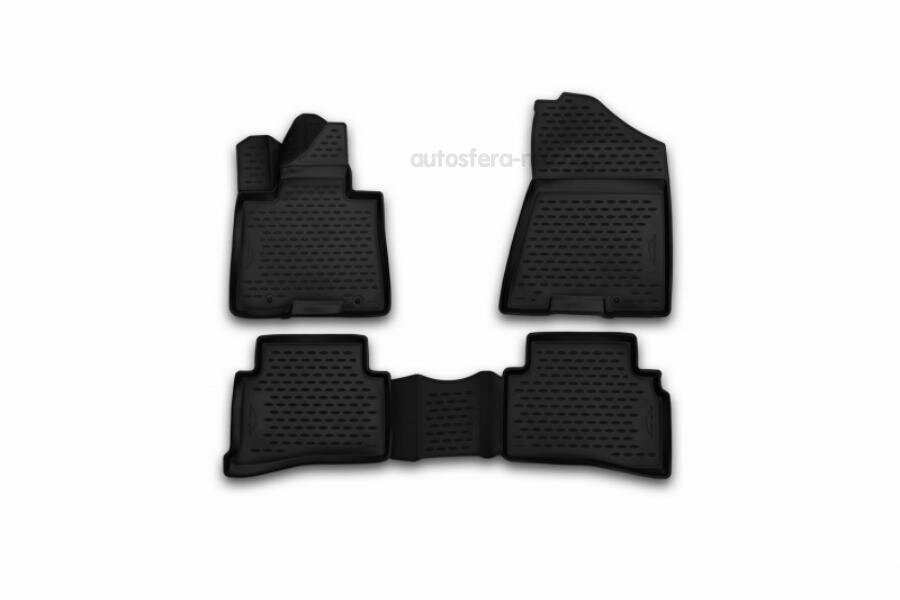 NOVLINE CARKIA00005 Коврики 3D в салон подходят для KIA Sportage (IV, IVr), 2015-2022, 4 шт. (полиуретан)