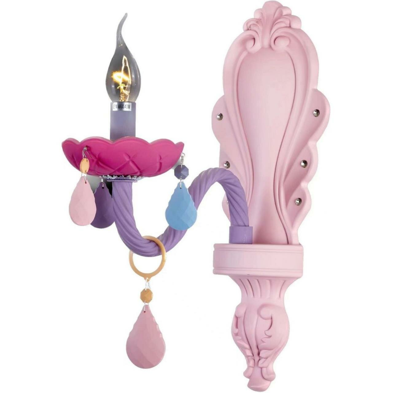 Настенное бра Aployt Selestina APL.663.01.01, E14, 40Вт, кол-во ламп:1шт, Разноцветные