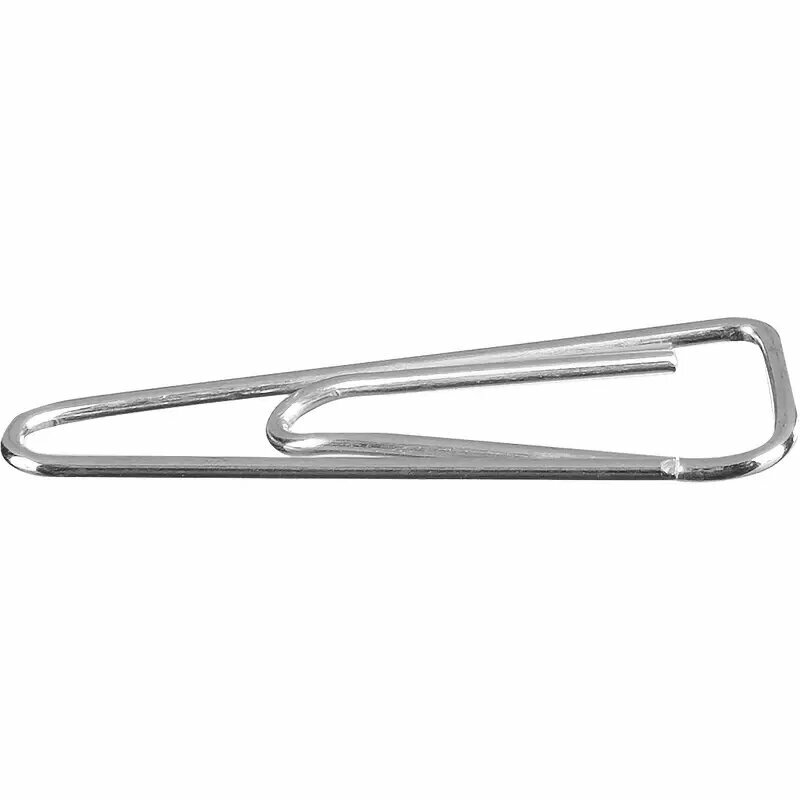 Скрепки канцелярские 25 мм Attache металлические оцинкованные 100 штук в упаковке, 1945976