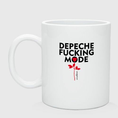 Depeche Mode - Rose mode white Кружка