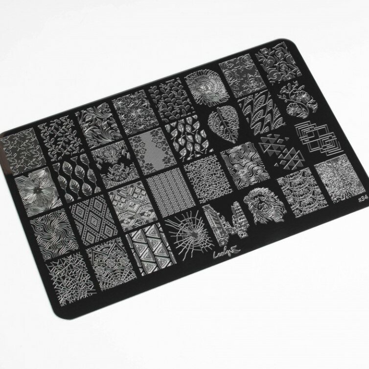 Пластина для стемпинга Lesly №34