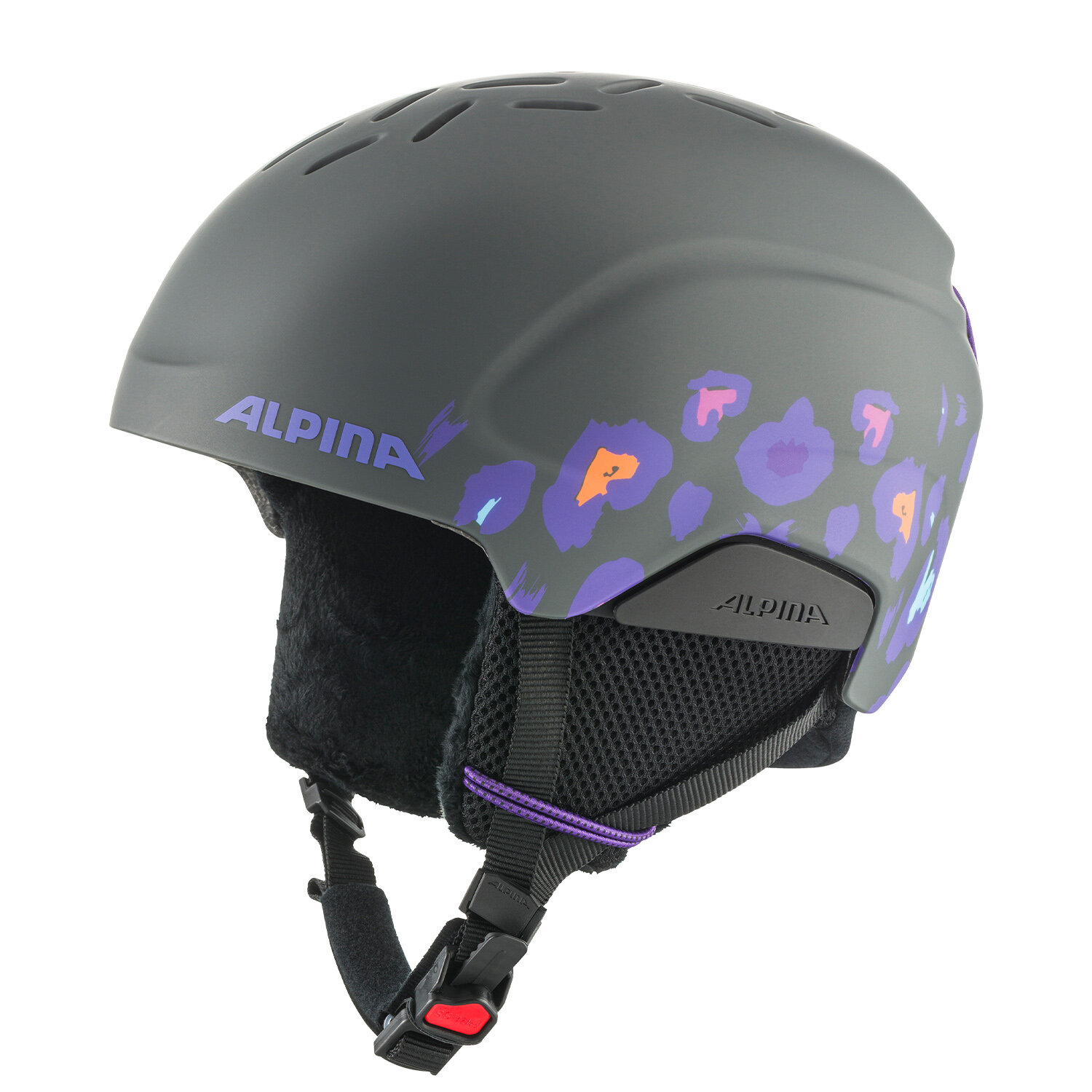 Шлем ALPINA Pizi Midnight-Grey Leo Matt (см:51-55)