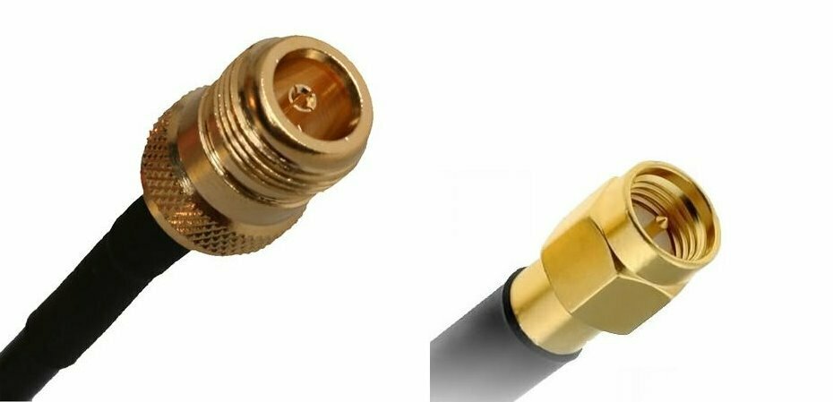 Кабель SMA-Male/N-Female RF240, 500 мм