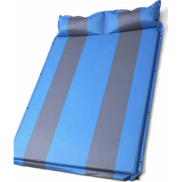 Двухместный туристический самонадувной коврик толщиной 3 см, 186*130 Terbo Mir 1-31