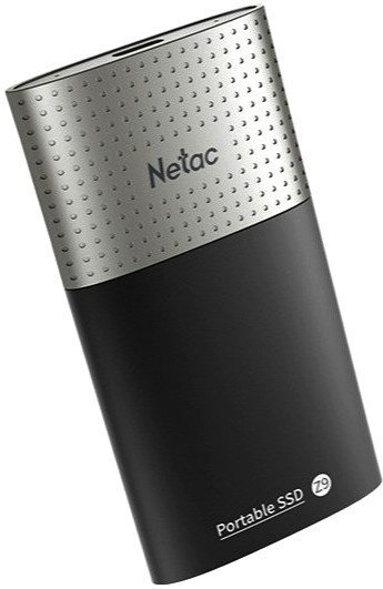 Внешний накопитель SSD External Netac 250Gb Z9 (USB3.2, up to 550/480MBs, 90х47.5х11.5mm, Aluminium+Plastic)