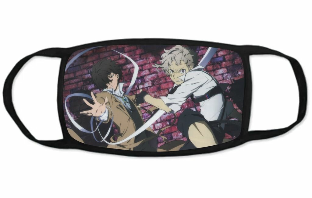 Маска Великий из Бродячих Псов, Bungou Stray Dogs №1, Детская - 18см на 10см
