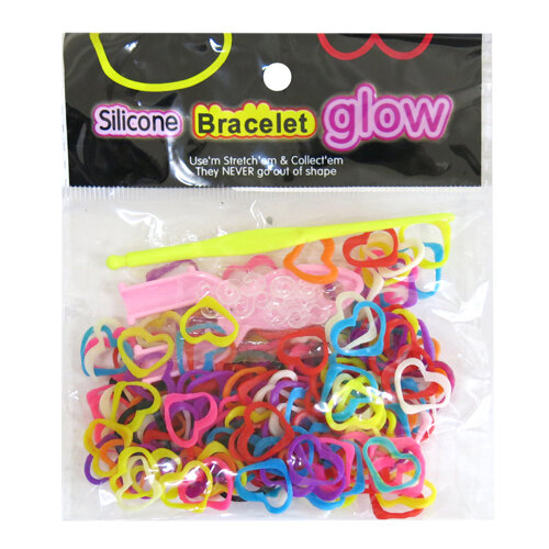 Резиночки для плетения браслетов Сердечки