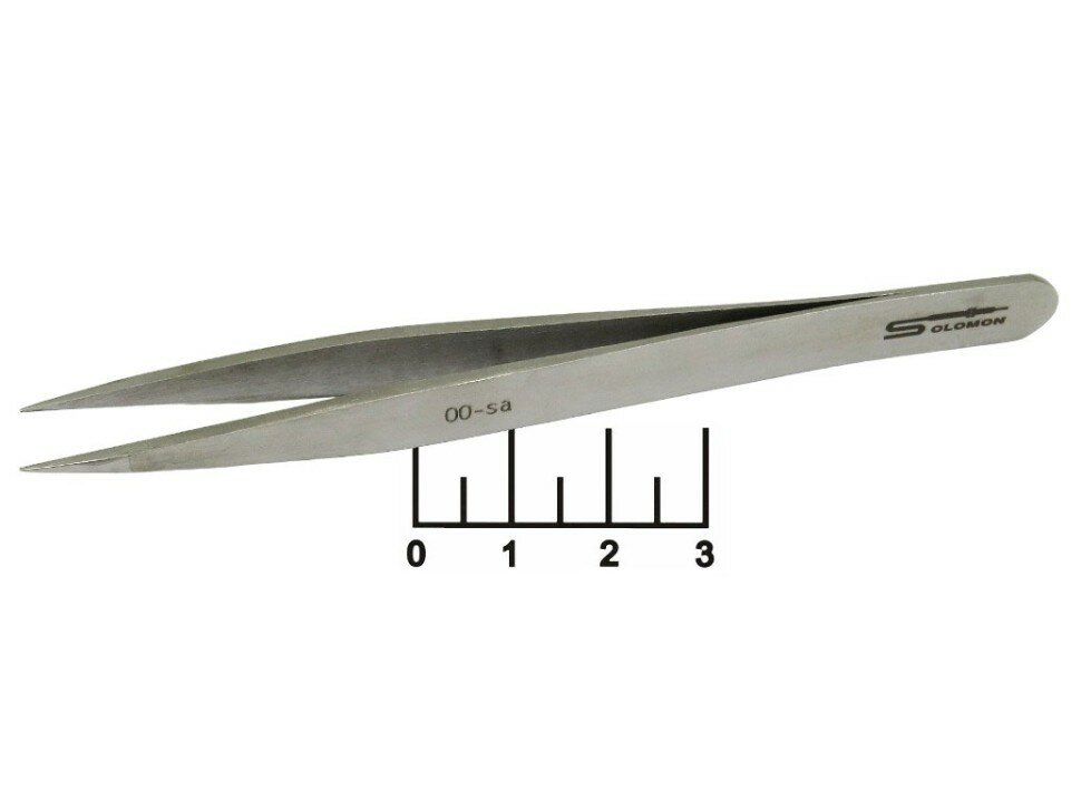 Пинцет 120мм острый 4786/00-SA Solomon