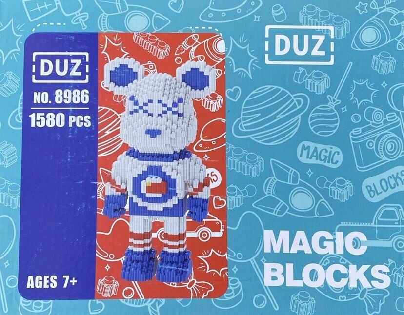 Конструктор 3Д Bearbrick — фото 1