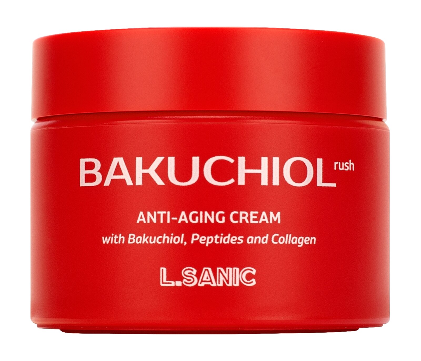 L.SANIC Крем с бакучиолом, пептидами и коллагеном антивозрастной омолаживающий, 50 мл