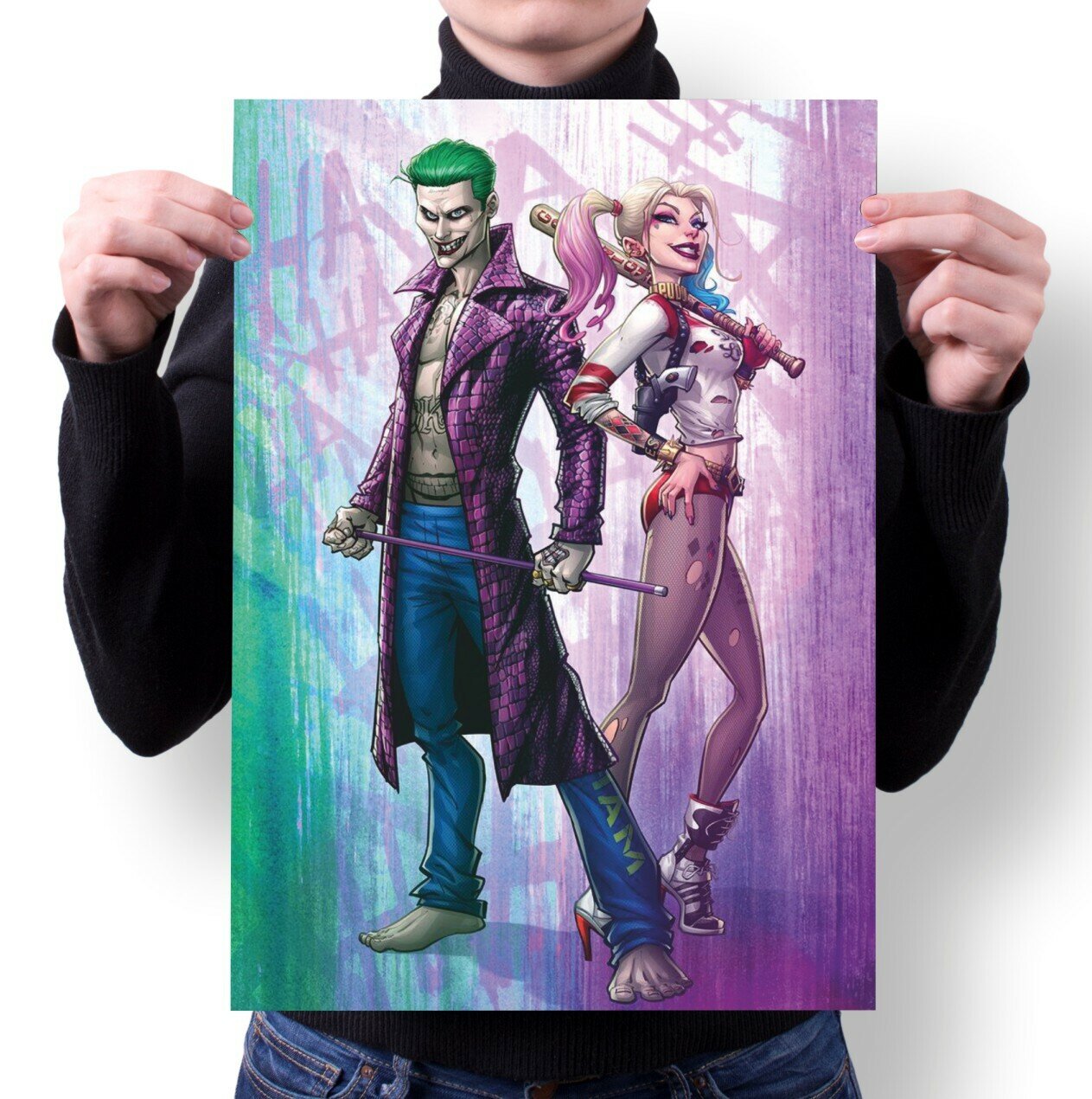 Плакат BUGRIKSHOP А4 принт "Джокер, Joker" - J0002