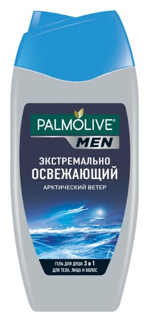 Шампунь для волос Palmolive Гель для душа и шампунь 3 в 1 арктический ветер (Объем 250 мл)