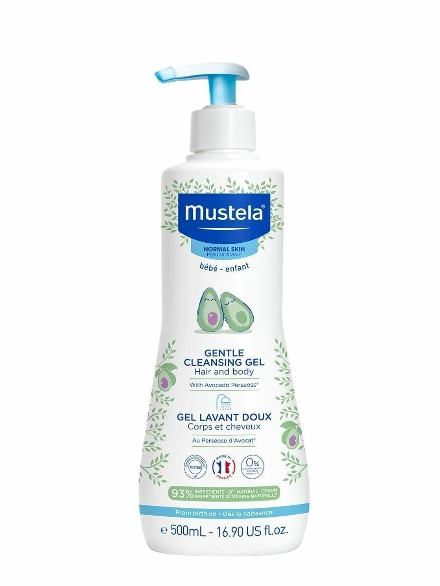 Mustela Мягкий гель для купания, 500 мл