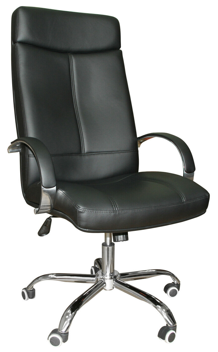 Нота хром, искусственная кожа NAPPA черная