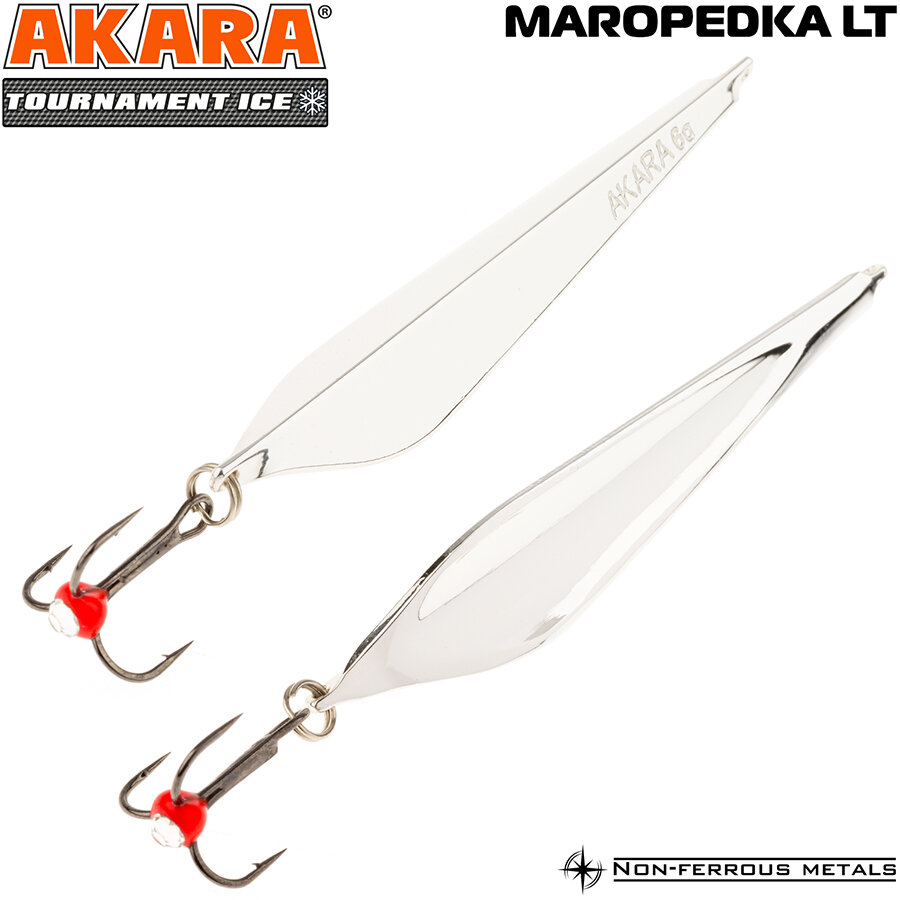 Блесна зим. Akara Tournament Ice Maropedka Light 100 13 гр. Sil