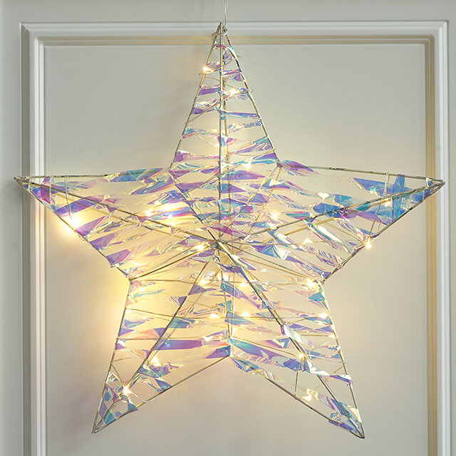 Светодиодная звезда Candice - Rainbow 40*9 см, 30 теплых белых LED ламп, Edelman, 1162519