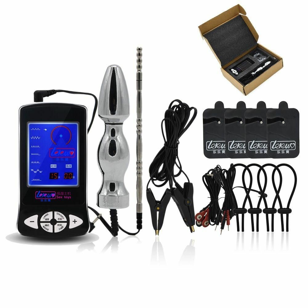 Вибратор для женщин с электростимуляцией, эротический набор БДСМ