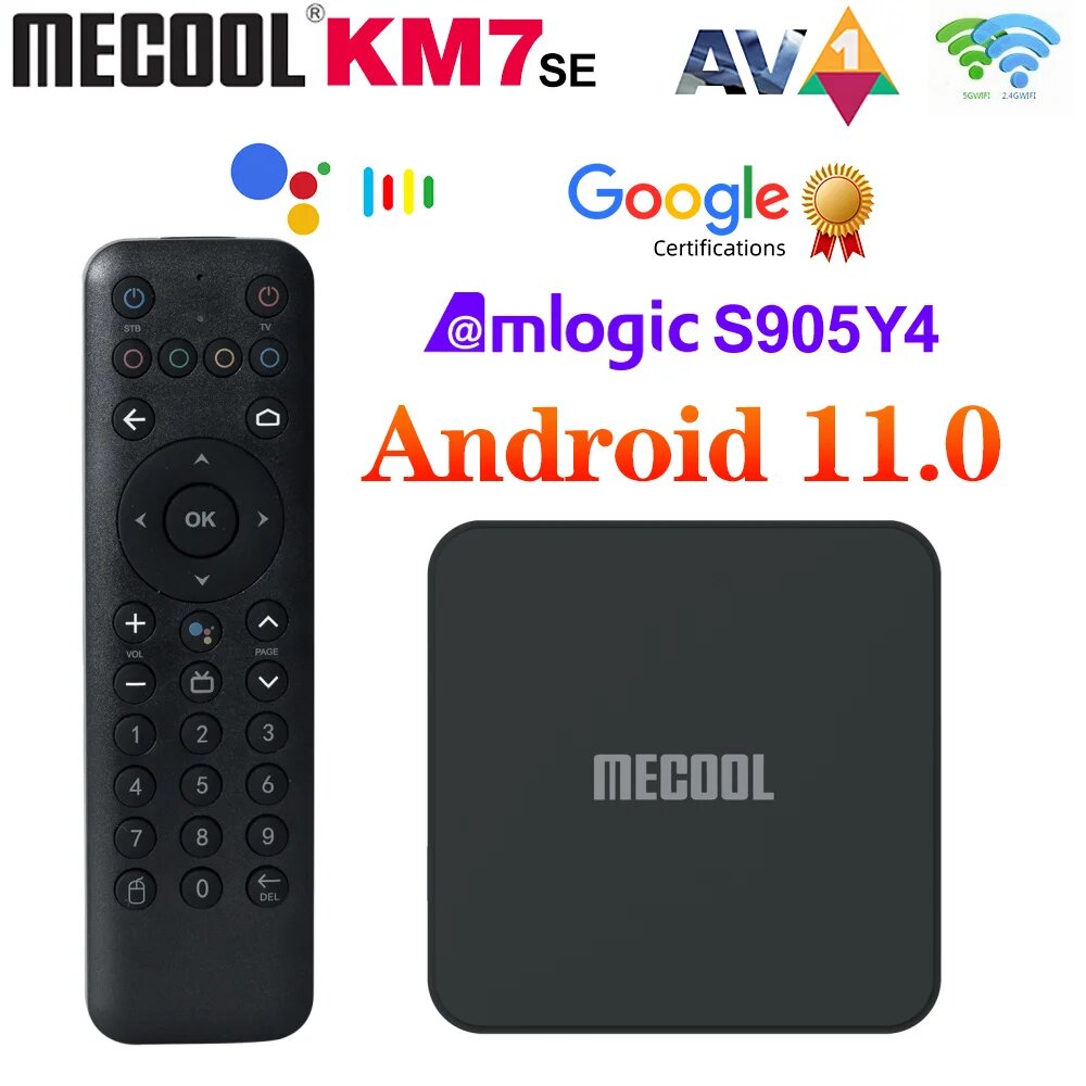 Mecool KT2 DVB-T2 Android 11 ТВ-приставка