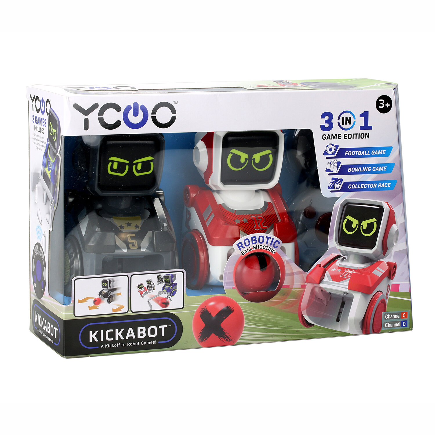 YCOO Игровой набор из 2-х роботов Кикабот style 2 на р/у 88549-2 с 5 лет
