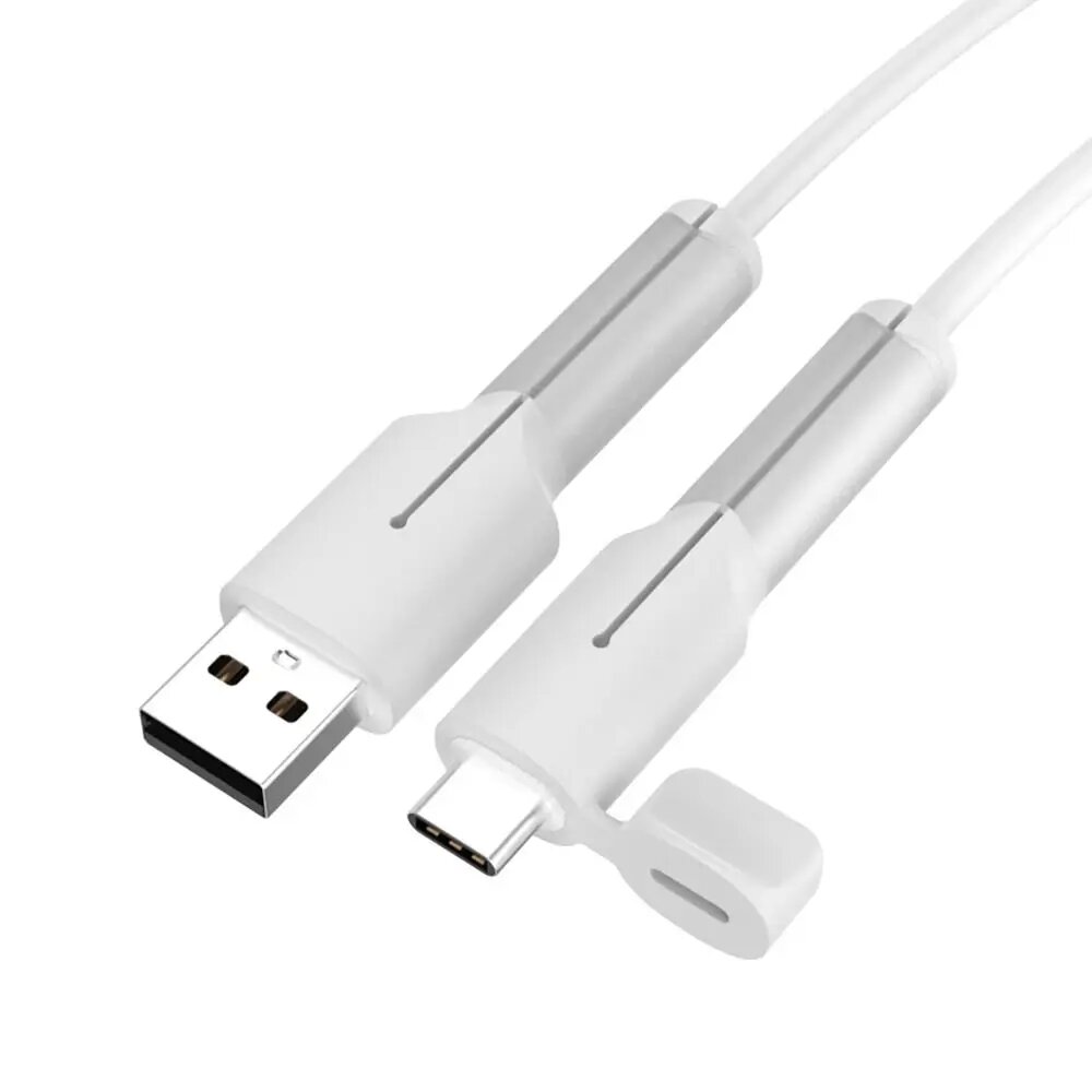 Кабель USB Type-C - Lightning, белый