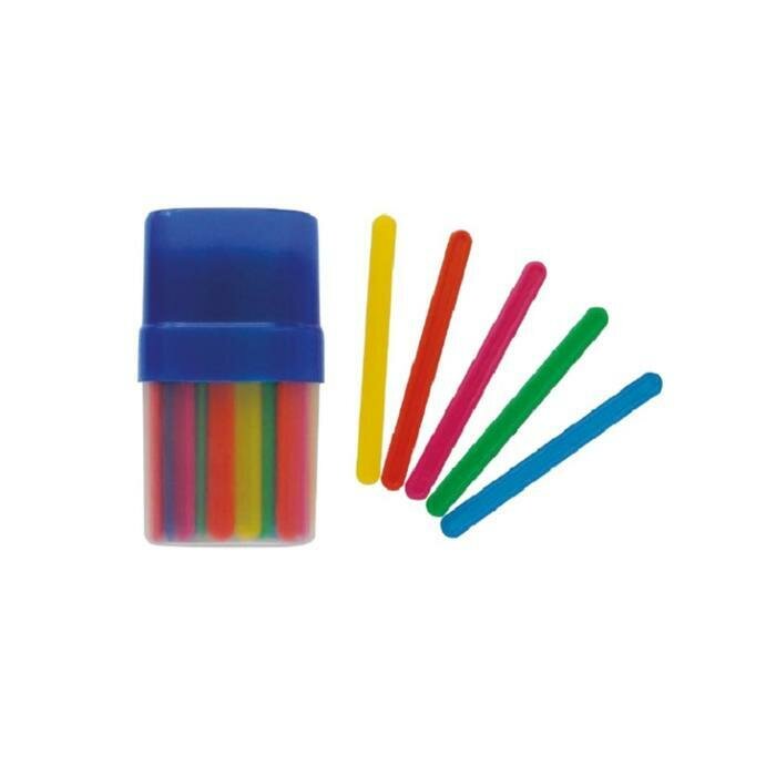 Счетные палочки 30 штук, микс, в пластиковом пенале