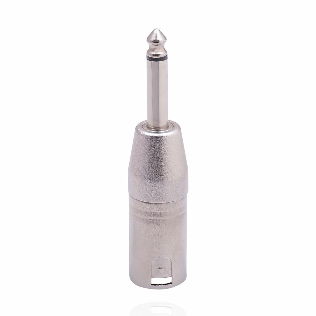 Адаптер 1/4" TRS Mono в XLR, несбалансированный, 6.35 мм Male