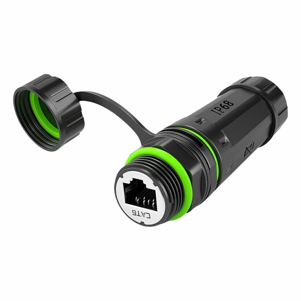 Кабель для подключения к Интернету, RJ45 водонепроницаемый соединитель - без провода