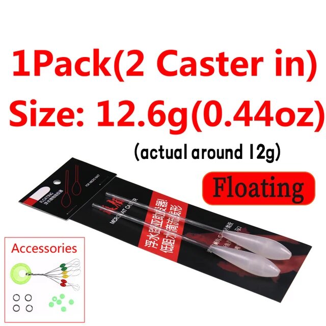 Красный акриловый поплавок Bombarda 12.6g 1pack