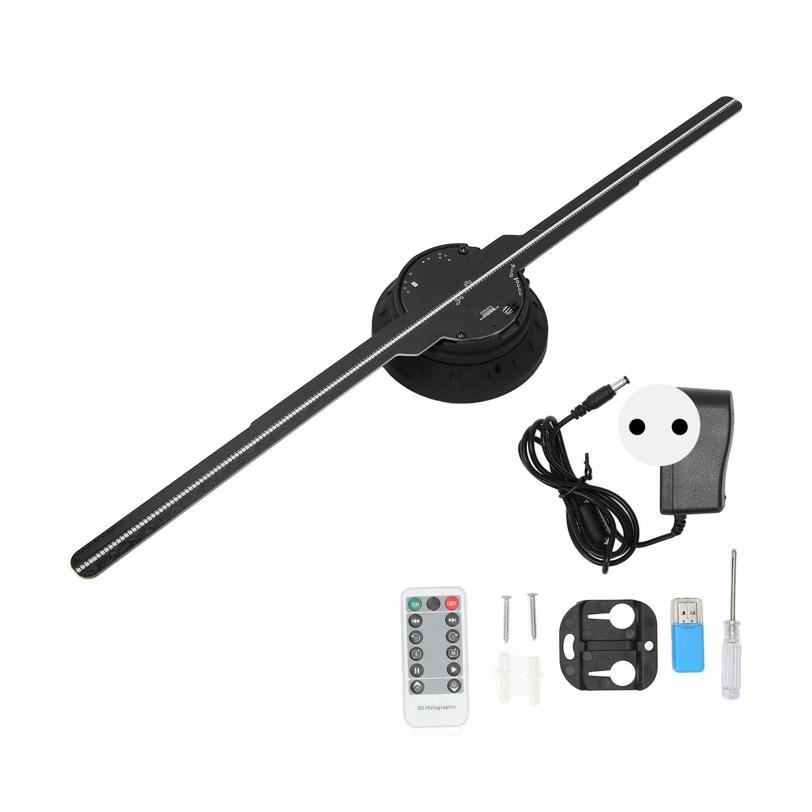 3D Голографический вентилятор с 234 светодиодами, 512x234P, для рекламы в магазинах и выставках