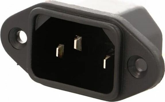 Разъем SCHURTER 6162.0054 Разъем: питания AC гнездо "папа" 10А 250ВAC IEC 60320 С14 (Е) 1шт