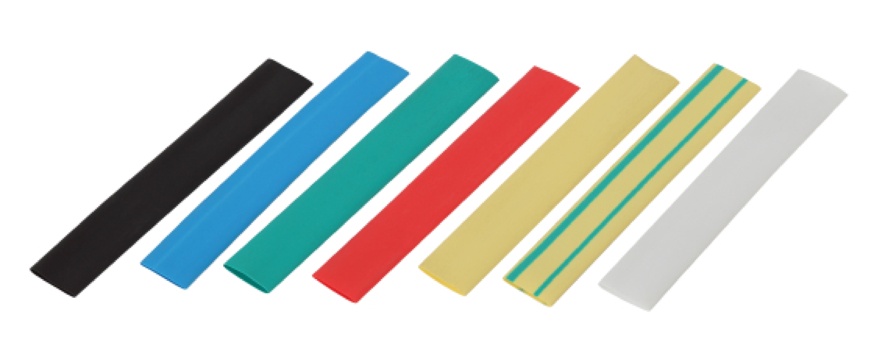 Термоусадочная трубка ЭРА ТУТнг без клеевого слоя 4/2 полиолефин набор 7 цветов по 3шт, длина 10см, диаметр 4(2)мм, Б0038928 / термотрубка