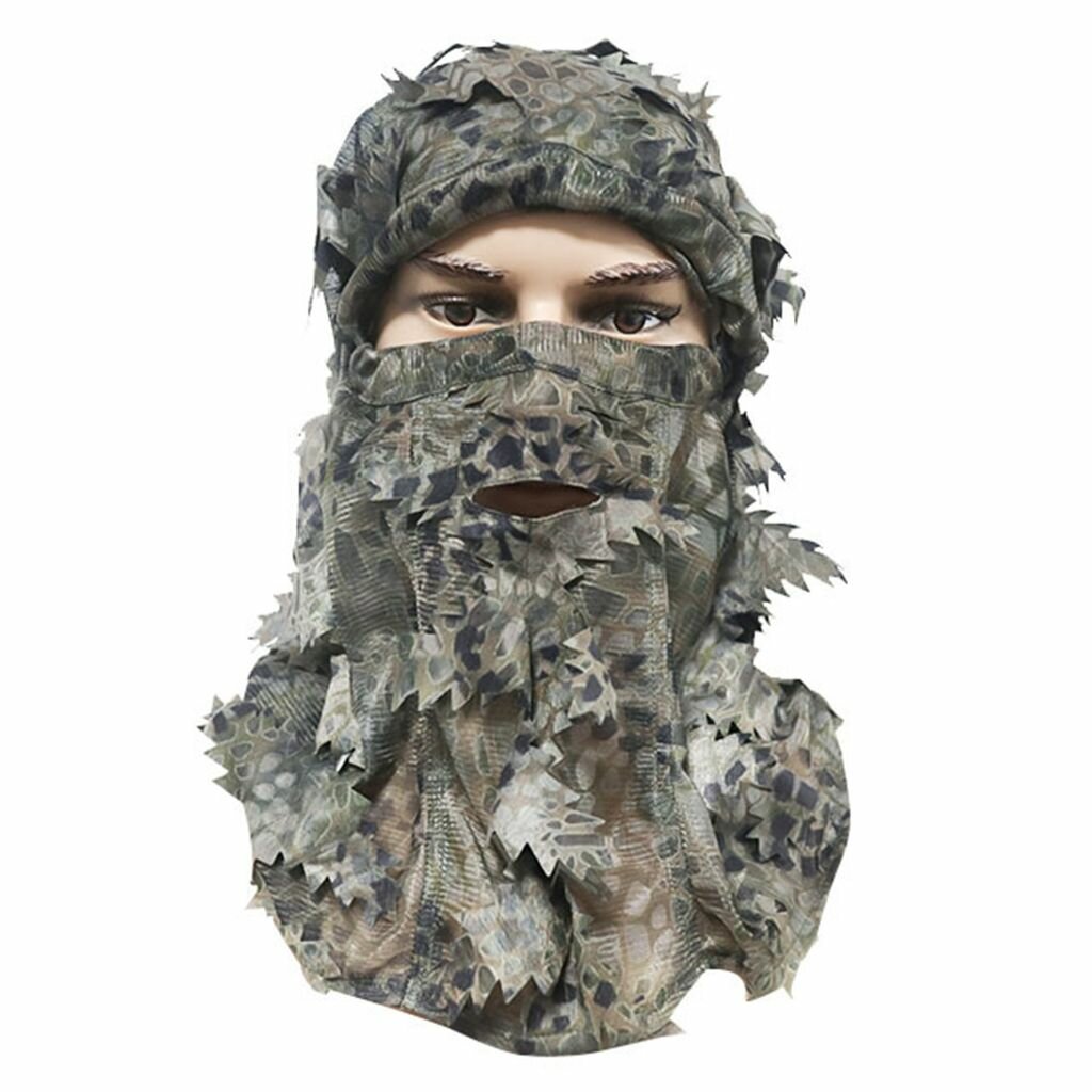 3D leaf mask cap встроенный камуфляжный головной убор Маска-Rock Camouflage