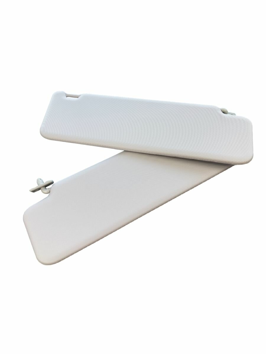 Козырьки солнцезащитные Нива Легенд серые с зеркалом Лада Урбан / 4Х4 / Legend / ВАЗ 21214 / 21213 / 2131