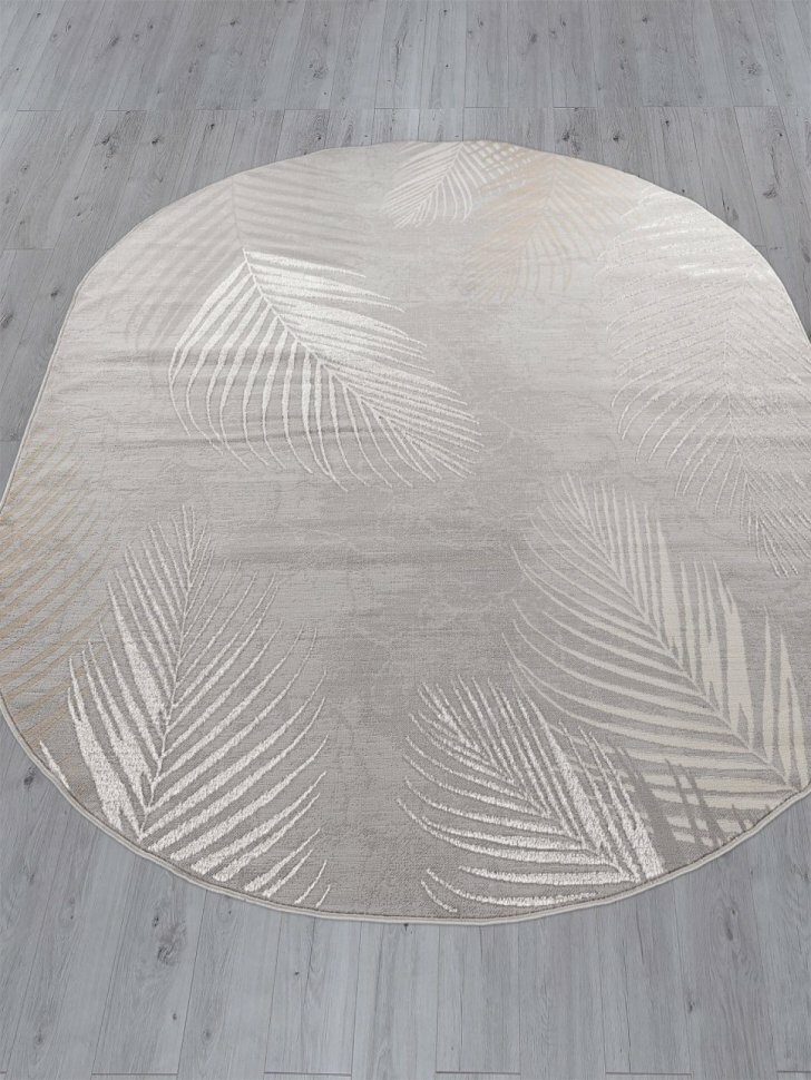 Ковер F167 - GRAY - Овал - коллекция LIMAN (2 х 4 м)