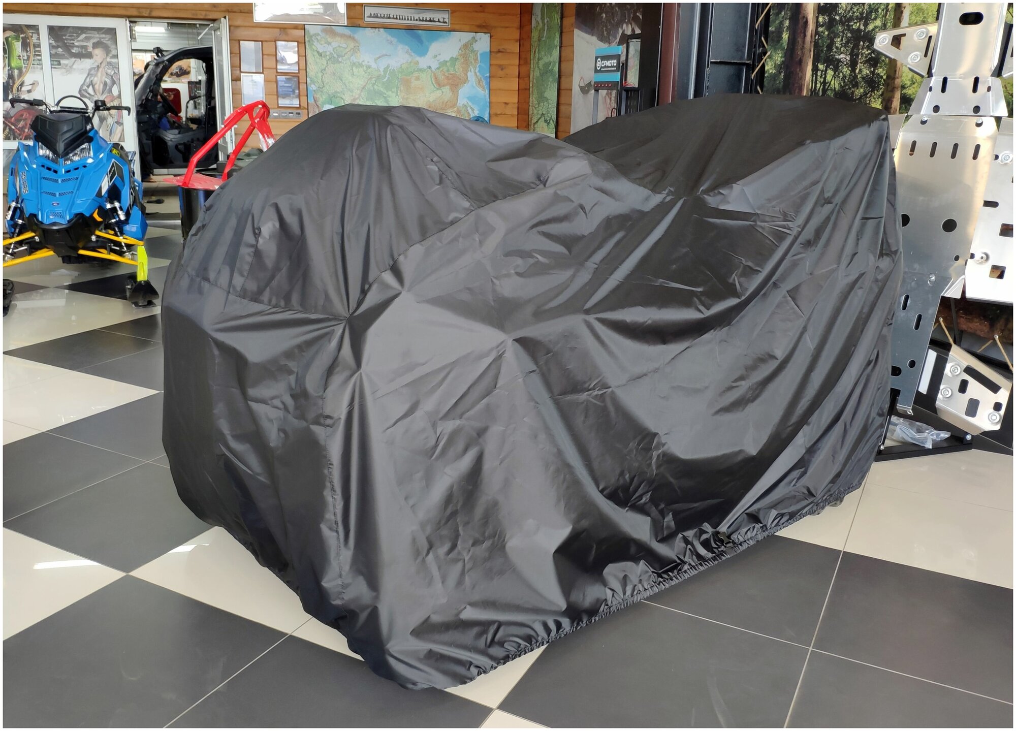 Чехол стояночный для квадроцикла CFMOTO CFORCE 800H. O./1000H. O. EPS ( с допами и выносом)