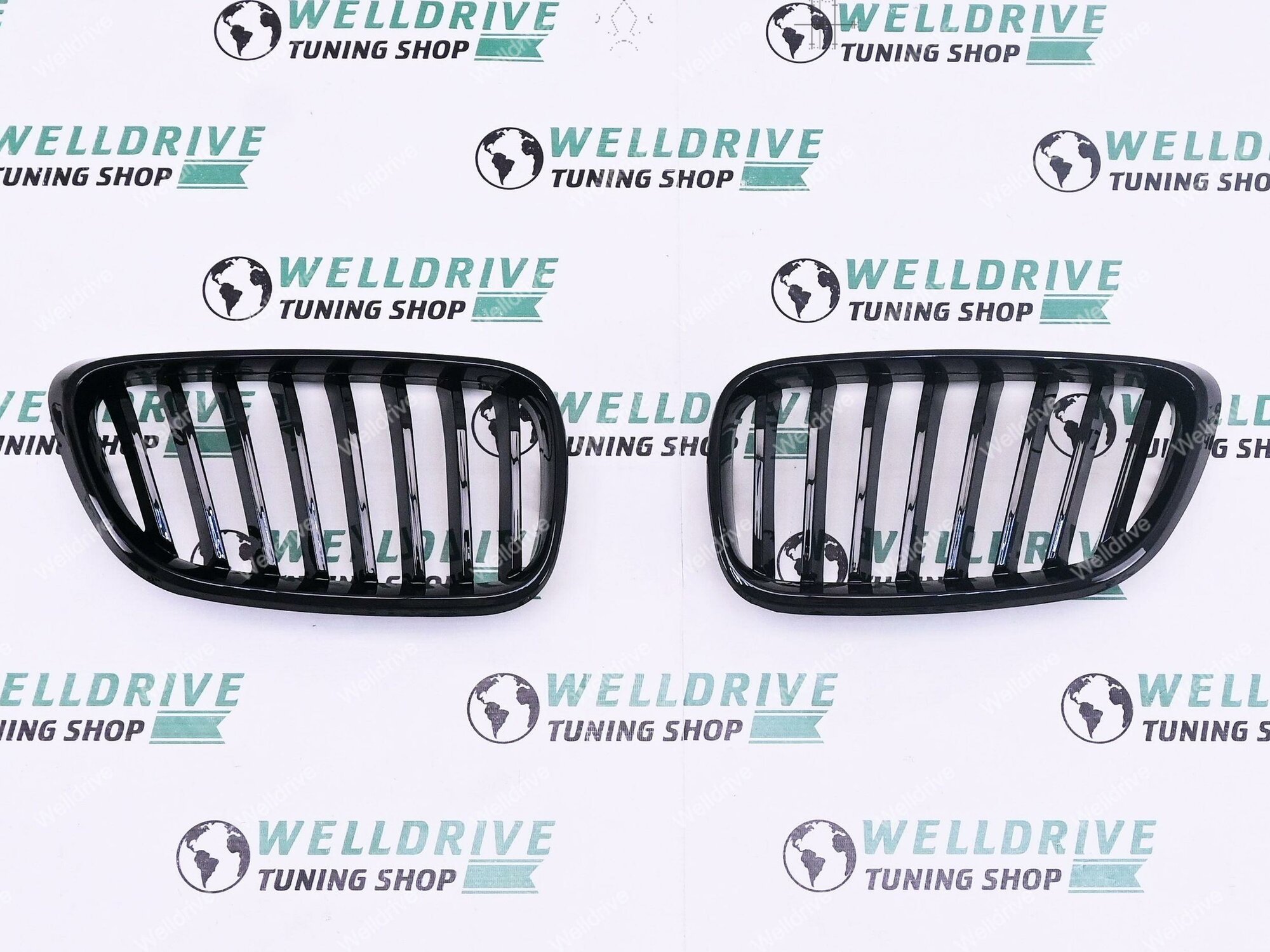 Решетки радиатора BMW 2-series F22 F23 M-Performance черный глянец