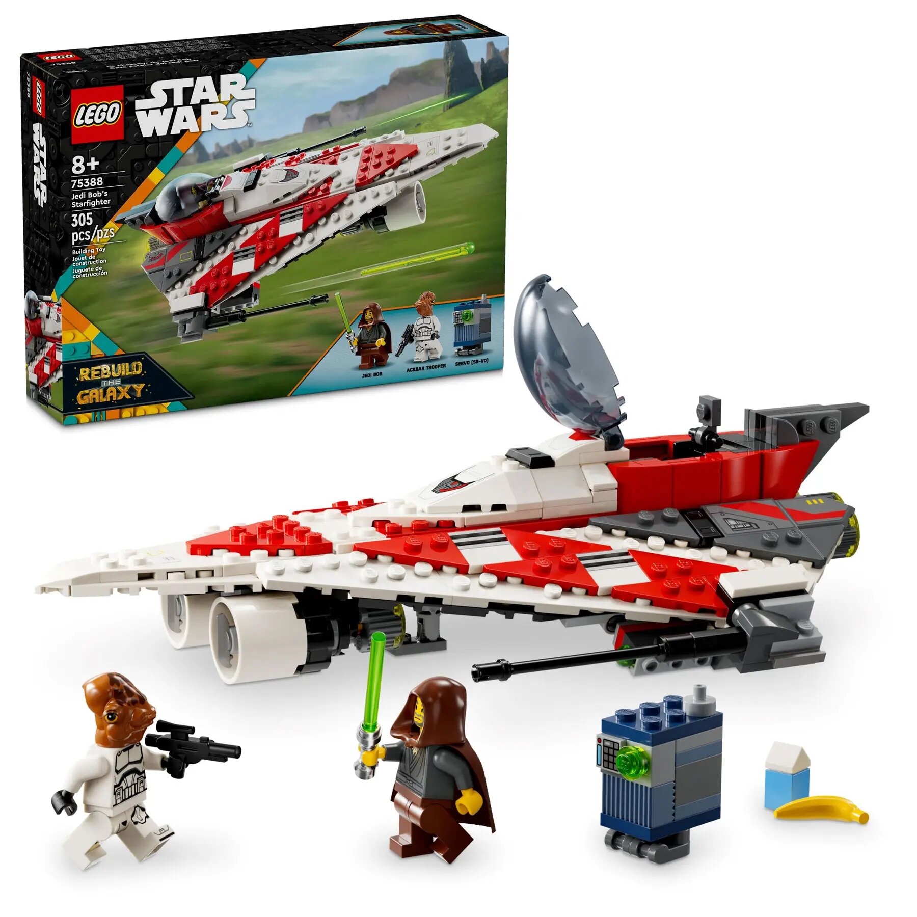 Конструктор LEGO Star Wars™ 75388 Звездный истребитель джедая Боба, 305 дет.