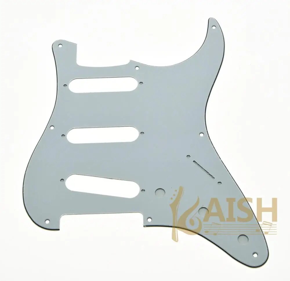 Винтажный пластиковый pickguard KAISH USA для гитары ST White 3 Ply