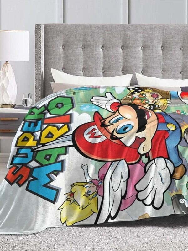 Пледы Супер Марио Плед Луиджи Luigi от Super Mario