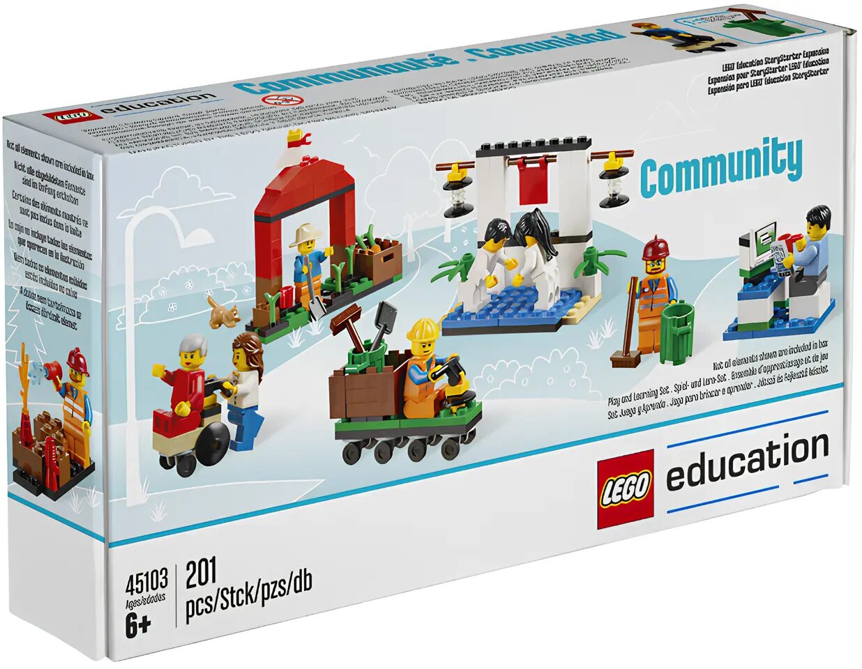 Конструктор LEGO Education 45103 StoryStarter Городское сообщество N уценка (вскрыта коробка, детали разложены по zip пакетам)